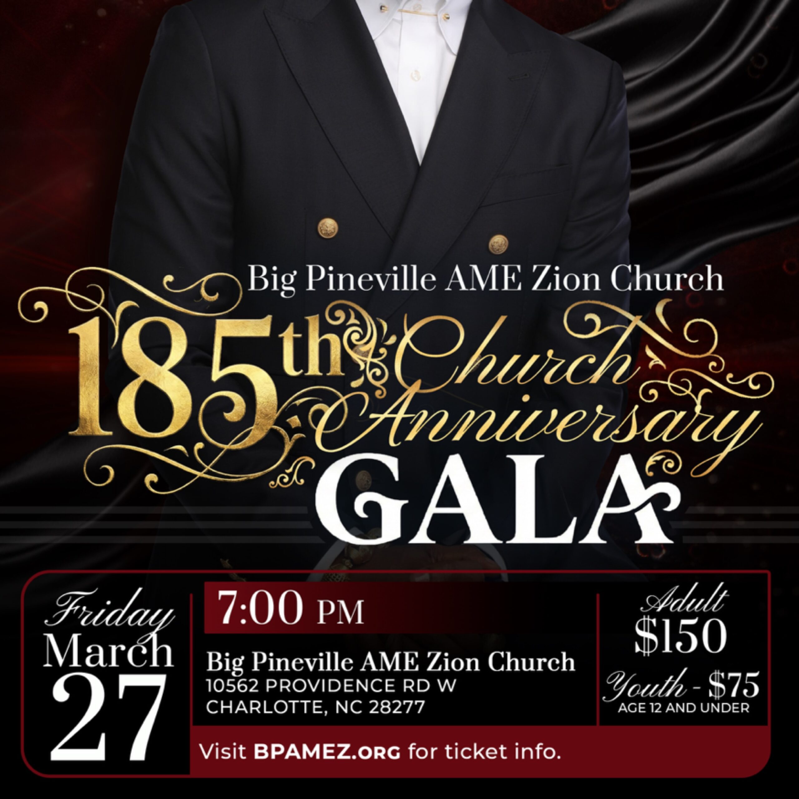 185th Church Anniversary Gala – Big Pineville AME Zion Church